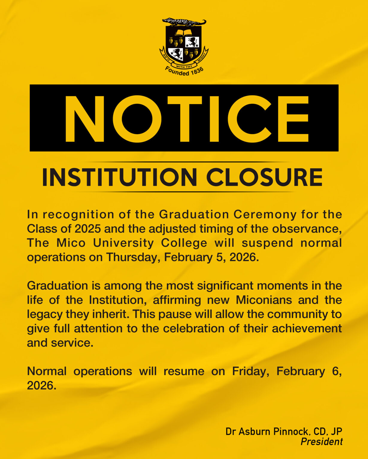 Department of Special Education – The Mico University College